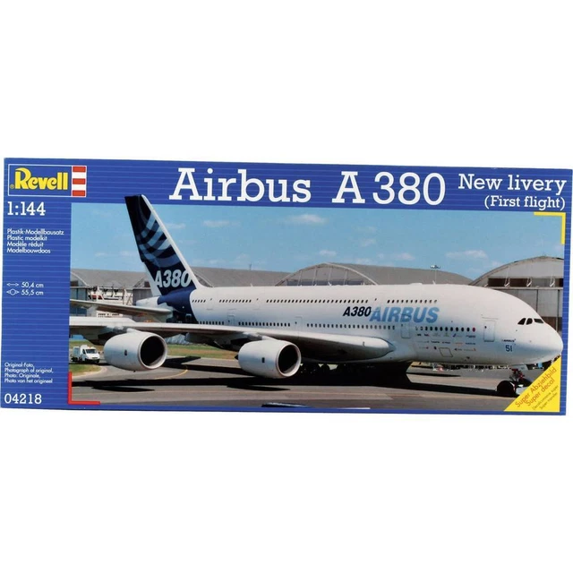 REVELL 04218 AIRBUS A 380 New livery Flugmodell Bausatz 1:144 EUR 31,31 ...