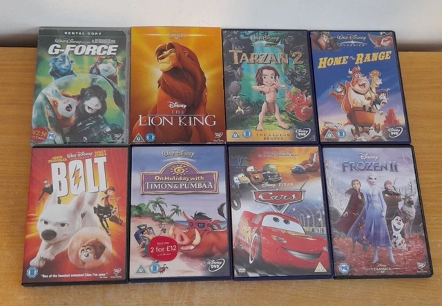 8 X DISNEY DVD Bundle Lion King Cars Bolt Tarazan 2 G-Force £4.79 ...