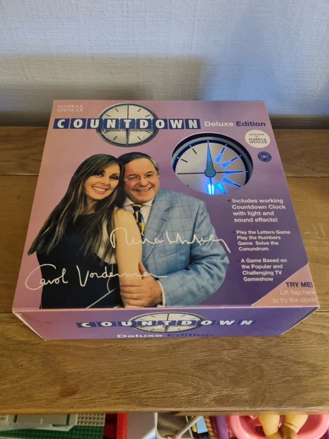 COUNTDOWN CAROL VORDERMAN Countdown Timer New Old Stock Working Clock ...