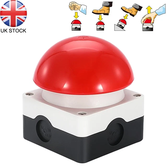EMERGENCY STOP BUTTON Actuator Palm Switch Foot and Palm Switches £21. ...