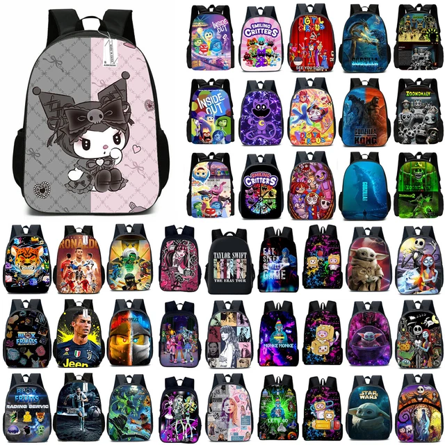 ZAINO KUROMI/INSIDE OUT/GODZILLA & Kong/Smiling Critters/Zoonomialy EUR ...