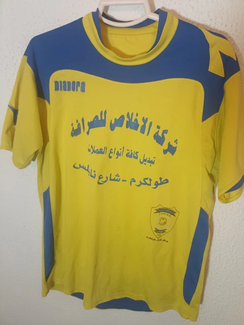 PALESTINA PALESTINE National Match Worn Football Shirt Trikot Arab L ...