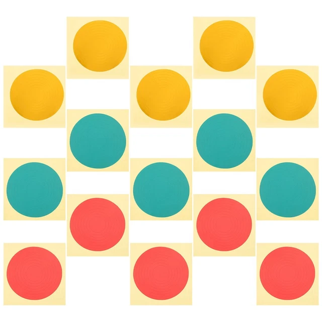 15 PCS PRESSURE Gauge Warning Stickers Reflective Safety Circle ...