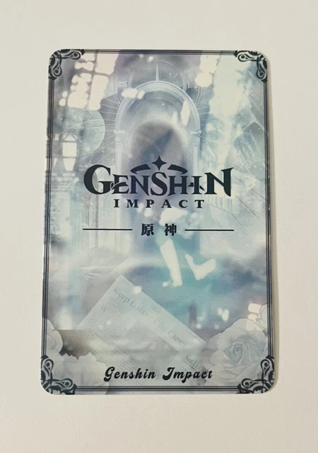 GENSHIN IMPACT NILOU Photocard Holo Raster Anime Gacha Game Card ...