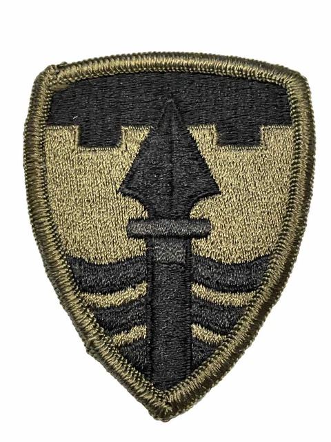 ORIGINAL VIETNAM ERA U.S. ARMY 43rd MILITARY POLICE BRIGADE SUBDUED ...