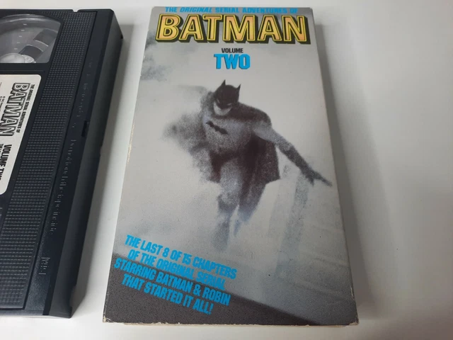 BATMAN VHS VOLUME 2 Movie The Original Serial Adventures (VHS, 1990 ...