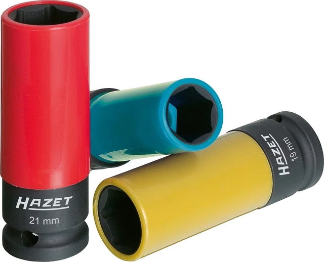 HAZET SCHLAGSCHRAUBERNUSS FELGENNUSS Schoneinsätze Steckschlüssel Satz AUSWAHL EUR 16,26 ...