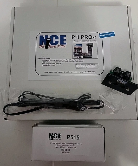 NCE PH-PRO-R WIRELESS Power Pro 5-Amp Starter Set w/P515 Transformer ...