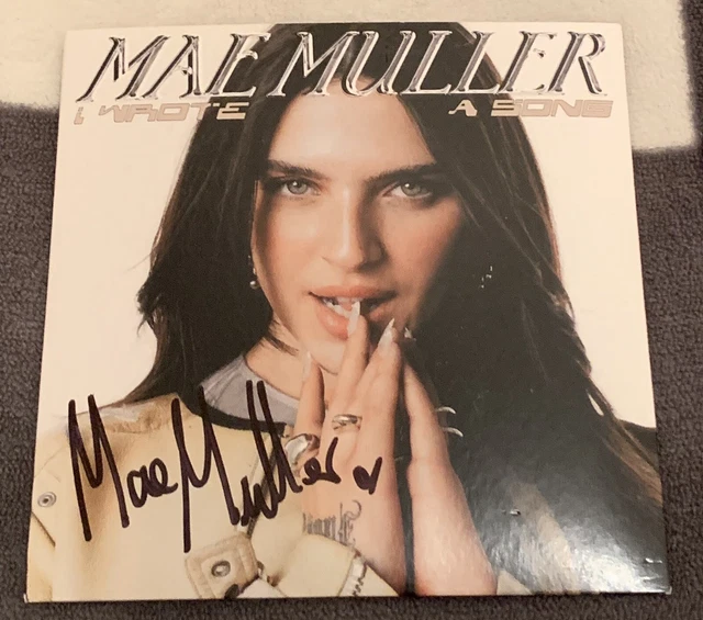 MAE MULLER I Wrote A Song Hand Signed Cd Single Eurovision £5.99 ...