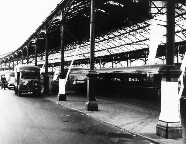 PART OF THE Royal Mail Train From Glasgow To London 1963 Old Photo EUR ...