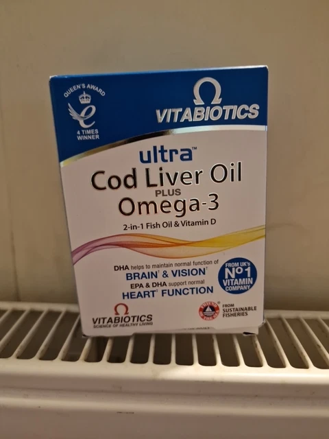 VITABIOTICS ULTRA OMEGA-3 Fish Oils Capsules with DHA EPA 60 Caps £5.49 - PicClick UK