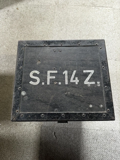 WW2 GERMAN S.F.14 Trench Periscope Vehicle Binoculars Case Box Kiste ...