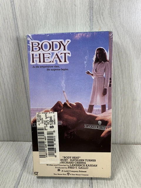 BODY HEAT VHS William Hurt Kathleen Turner 1990 Release NEW Sealed ...