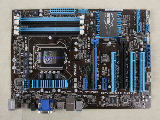 ASUS P8H77-V LE Motherboard Intel H77 LGA 1155/Socket H2 DDR3 £131.03 ...