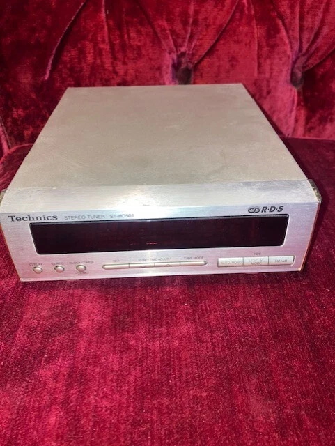 VINTAGE TECHNICS ST-HD501 Silver Hi-Fi Separates System Stereo Tuner ...