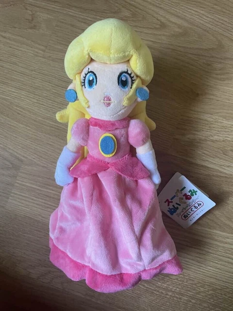 BNWT SUPER MARIO Bros Princess Peach Plush Toy Teddy Merchandise Gaming ...