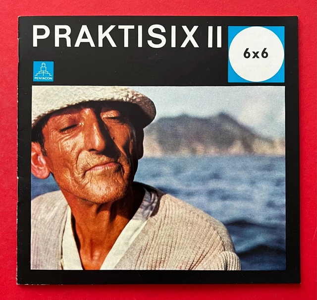 DDR REKLAME PROSPEKT VEB PENATCON DRESDEN 1964 PRAKTISIX II Kamera RAR ...
