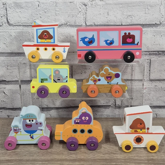 HEY DUGGEE WOODEN Push Along Vehicle Bundle Squirrels Betty Norrie Tag ...