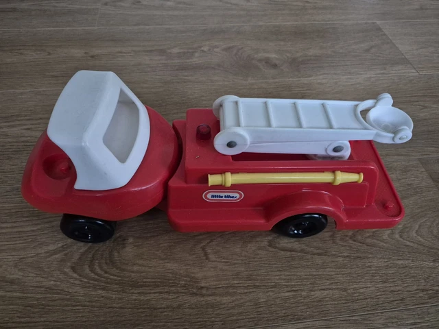VINTAGE LITTLE TIKES Fire Engine Toy Story Truck Vehicle Large Truck 16 ...