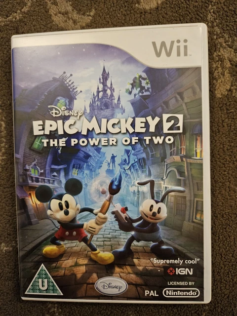 Disneys Epic Mickey 2 The Power Of Two Nintendo Wii Disney £1349 Picclick Uk