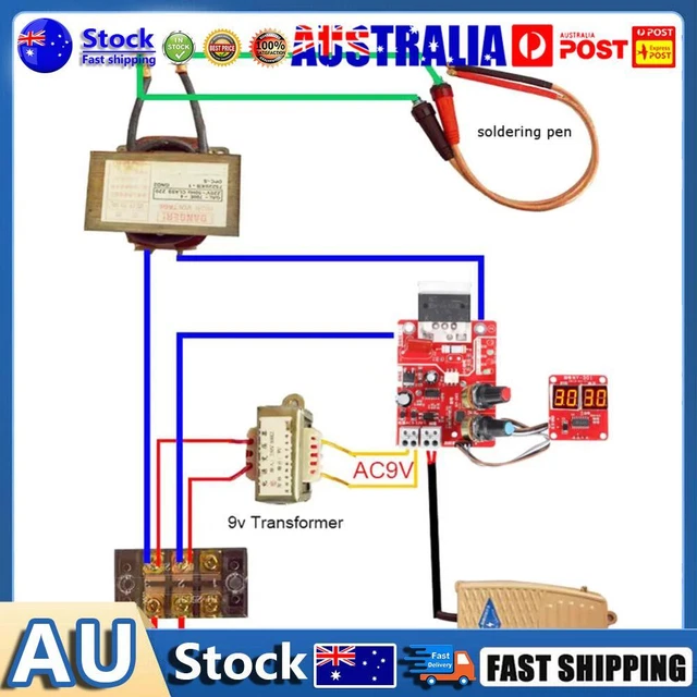 SPOT WELDING MACHINE Control Board Adjust Time Current Transformer ...