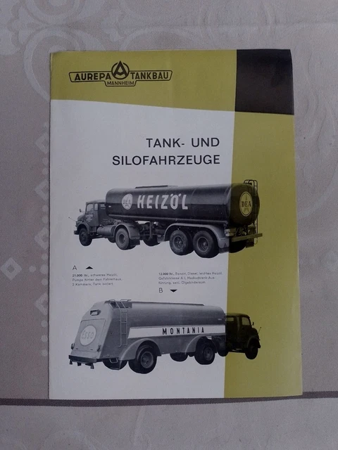 AUREPA TANKBAU CISTERNE EPOCA Brochure originale tedesca EUR 29,45 ...