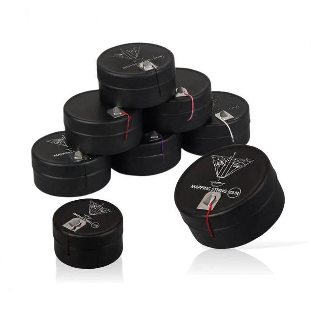 2 BOX MICROBLADING Mapping String Tattoo Dyeing Tool Marker Line Makeup ...