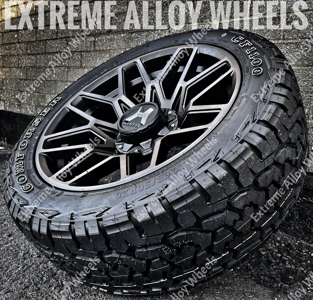 20& CROSSBOW ALLOY Wheels Ford Ranger + Wildtrak Pick Up 4x4 + All Terrain Tyres £1,449.99 ...