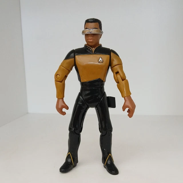 STAR TREK TNG Geordi LaForge Action Figure 5" Playmates 1992 £5.99 ...