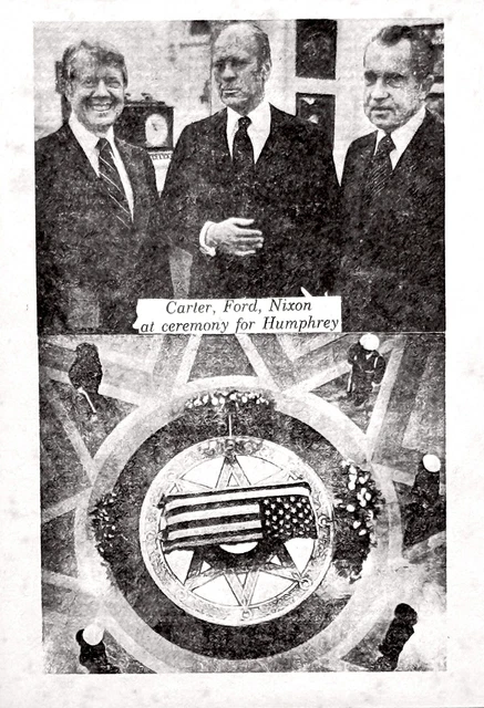 STAMPTLC US PRESIDENT Jimmy Carter Nixon Ford Inauguration Eulogy ...