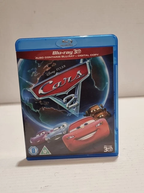CARS 2 3D + 2D Blu-ray 2011 Disney Pixar Animated Movie £5.99 - PicClick UK