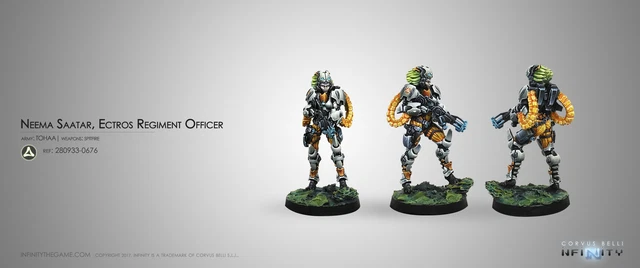 NEEMA SAATAR, ECTROS Regiment Officer (Spitfire) - Corvus Belli EUR 20 ...