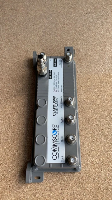 HOMECONNECT COMMSCOPE CSAPDU5VPI Passive VoIP 5 Way Amplifier. With ...