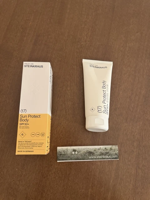 PROF. DR. STEINKRAUS Sun Protect Body Sonnencreme LSF 50+ 200ml NEU 80 ...