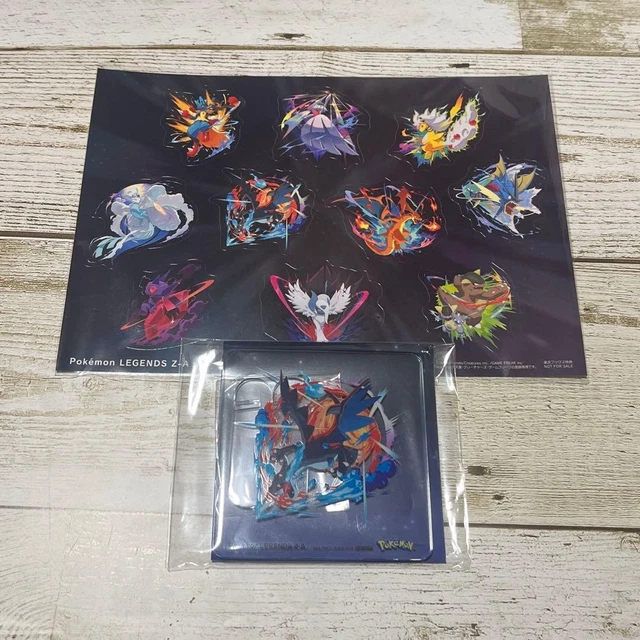 POKÉMON LEGENDS ZA Mega Charizard X Acrylic Coaster & Sticker Sealed ...