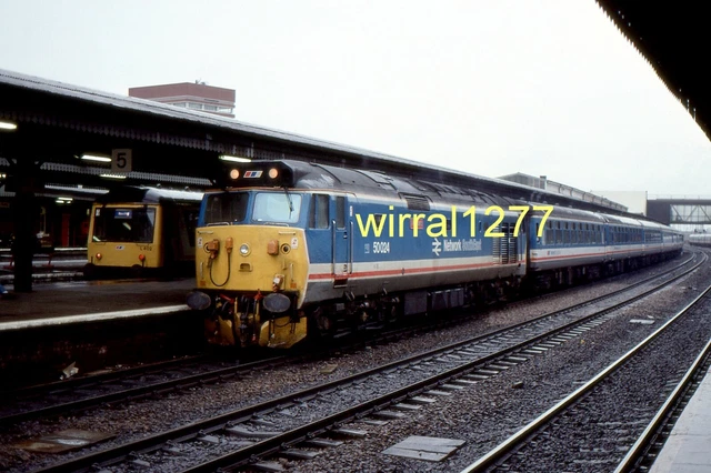 6X4 COLOUR RAILWAY photograph Class 50 50024 at Reading 02.89 £1.00 ...