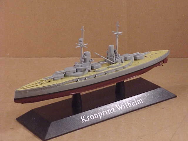 DAKS54 WWI SMS Kronprinz Wilhelm, 4th Konig-Class BB 1:1250 De Agostini ...