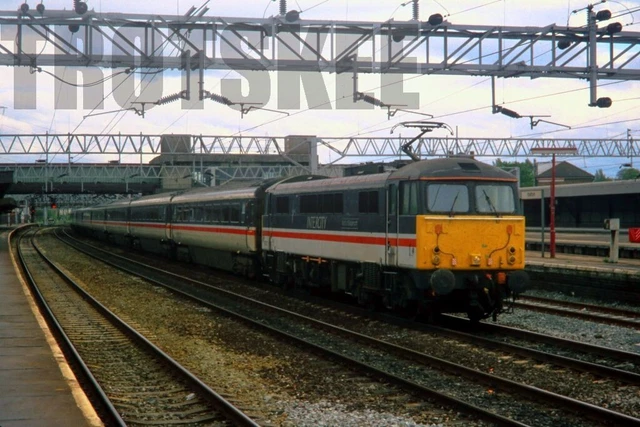 35MM SLIDE BR British Rail Electric Loco Class 87 87027 1998 Stafford ...