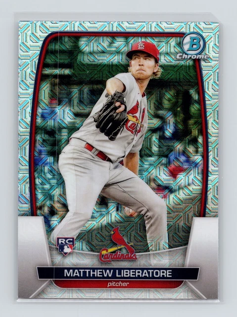 MATTHEW LIBERATORE 2023 Bowman Mega Box Baseball #48 Rifrattore Mojo RC EUR 1,67 - PicClick IT