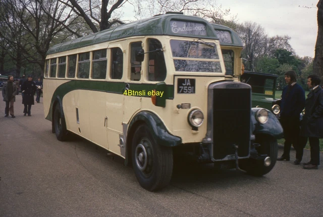 ORIGINAL 35MM BUS slide JA7591 Leyland TS7 Tiger English Electric ex ...