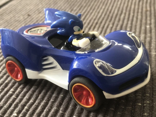 SONIC TRANSFORMED ALL-STARS Racing Action: Sonic Hedgehog Pull Back Car ...