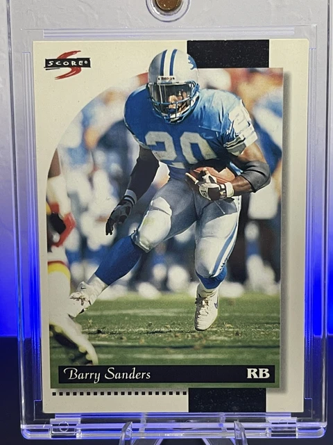 1996 SCORE #200 Barry Sanders Hall of Fame ! EUR 0,81 - PicClick FR