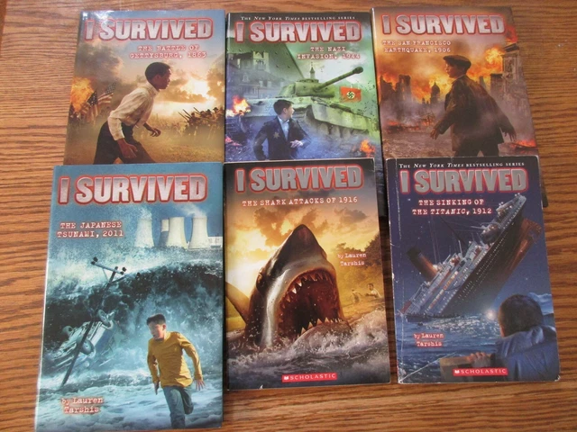 I SURVIVED ... (8 book set--9-11/D-Day/Gettysburg/Titanic/Nazi/San ...