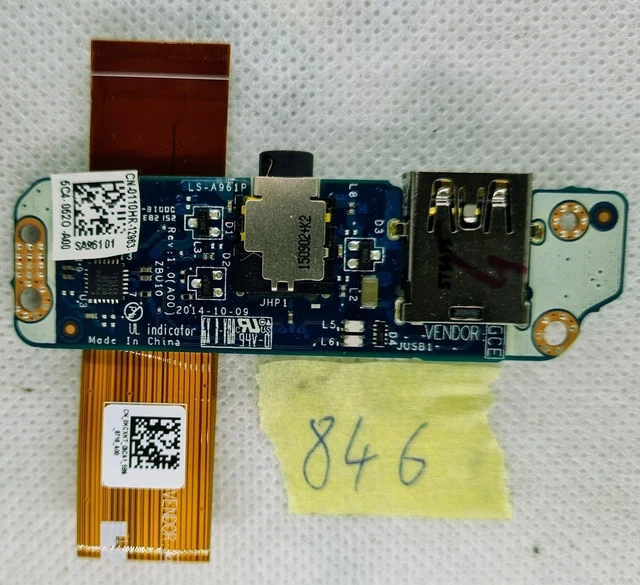 DELL LATITUDE E7450 Power Button USB with Audio Jack IO Circuit Board ...