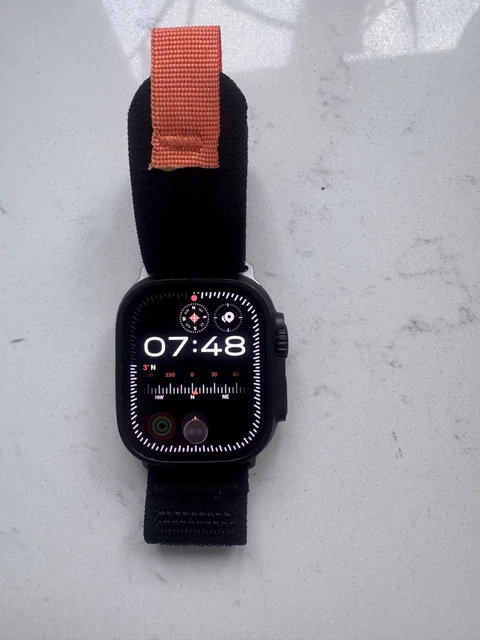 BOXED APPLE WATCH Ultra 2 49mm Black Titanium £400.00 - PicClick UK