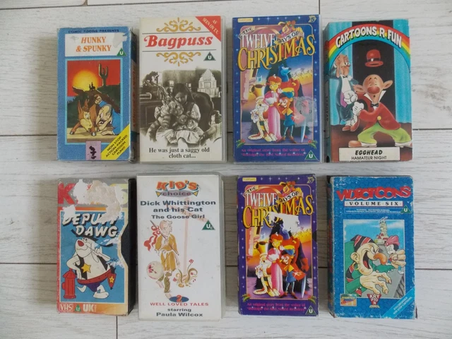 KIDS VHS BUNDLE 8 Cartoon Retro Movie Bundle £10.78 - PicClick UK
