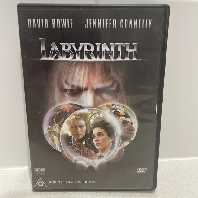 LABYRINTH DVD MOVIE 1986 David Bowie Jennifer Connelly Jim Henson ...