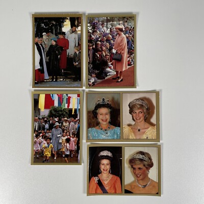 PANINI 1988 QUEEN Elizabeth II King Charles III Royal Family Stickers ...