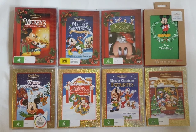 DISNEY CHRISTMAS MOVIE Collection DVD x 7 Mickeys and Minnie Bonus ...