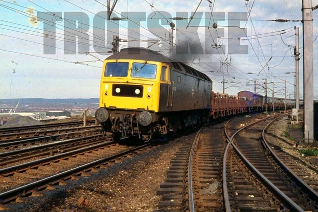35MM SLIDE BR British Rail Diesel Loco Class 47 47110 Wigan 1978 ...